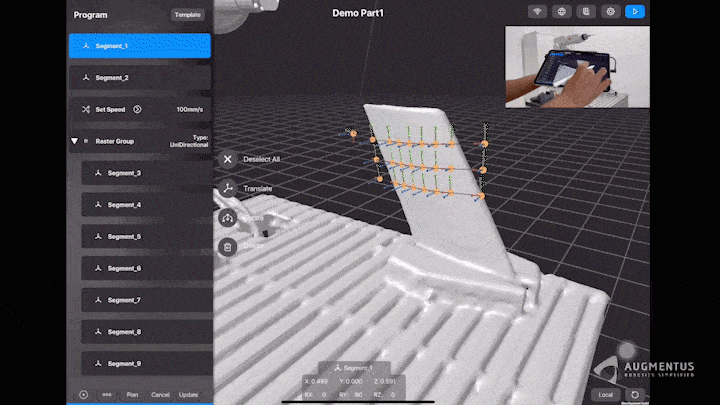 Industrial Automation for Spraying and Shot Peening - Augmentus